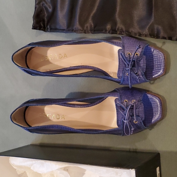 Escada | Shoes | Nwt Escada Opentoe Mesh Heel | Poshmark